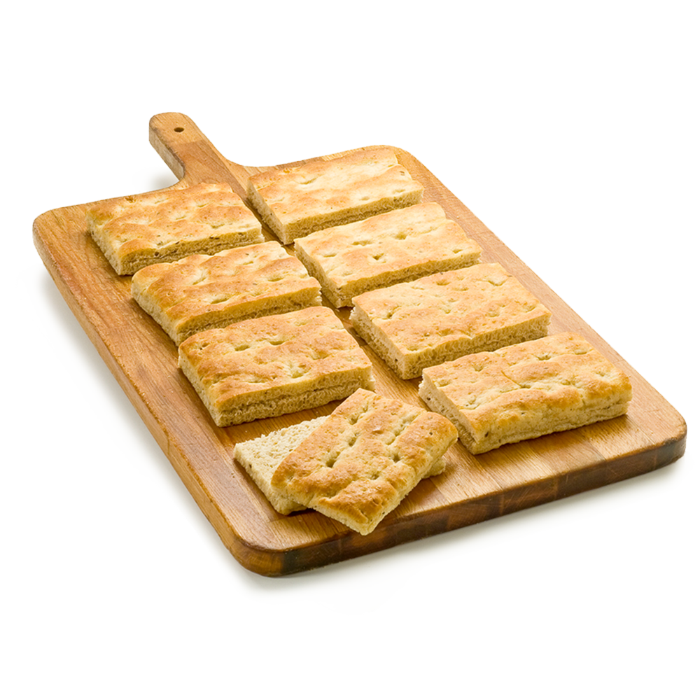 Pre-sliced focaccia - Panificio Pasticceria Tossini Recco - Eccellenza ...